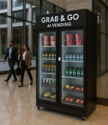 AI Distribution Centre Vending Machine | Smart 24/7 Food & Drink ...
